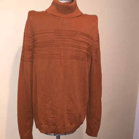 Hugo Boss | Sweaters | Hugo Boss Copper Wool Blend Turtleneck Sweater ...
